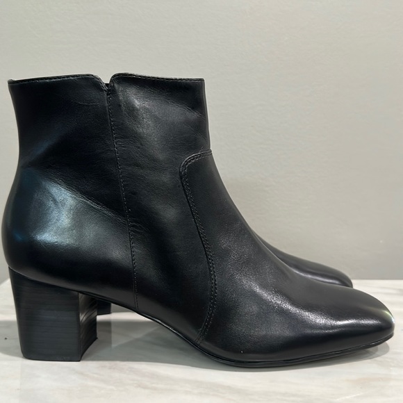 Alex Marie | Shoes | Alex Marie Black Leather Ankle Booties Size 8 New ...